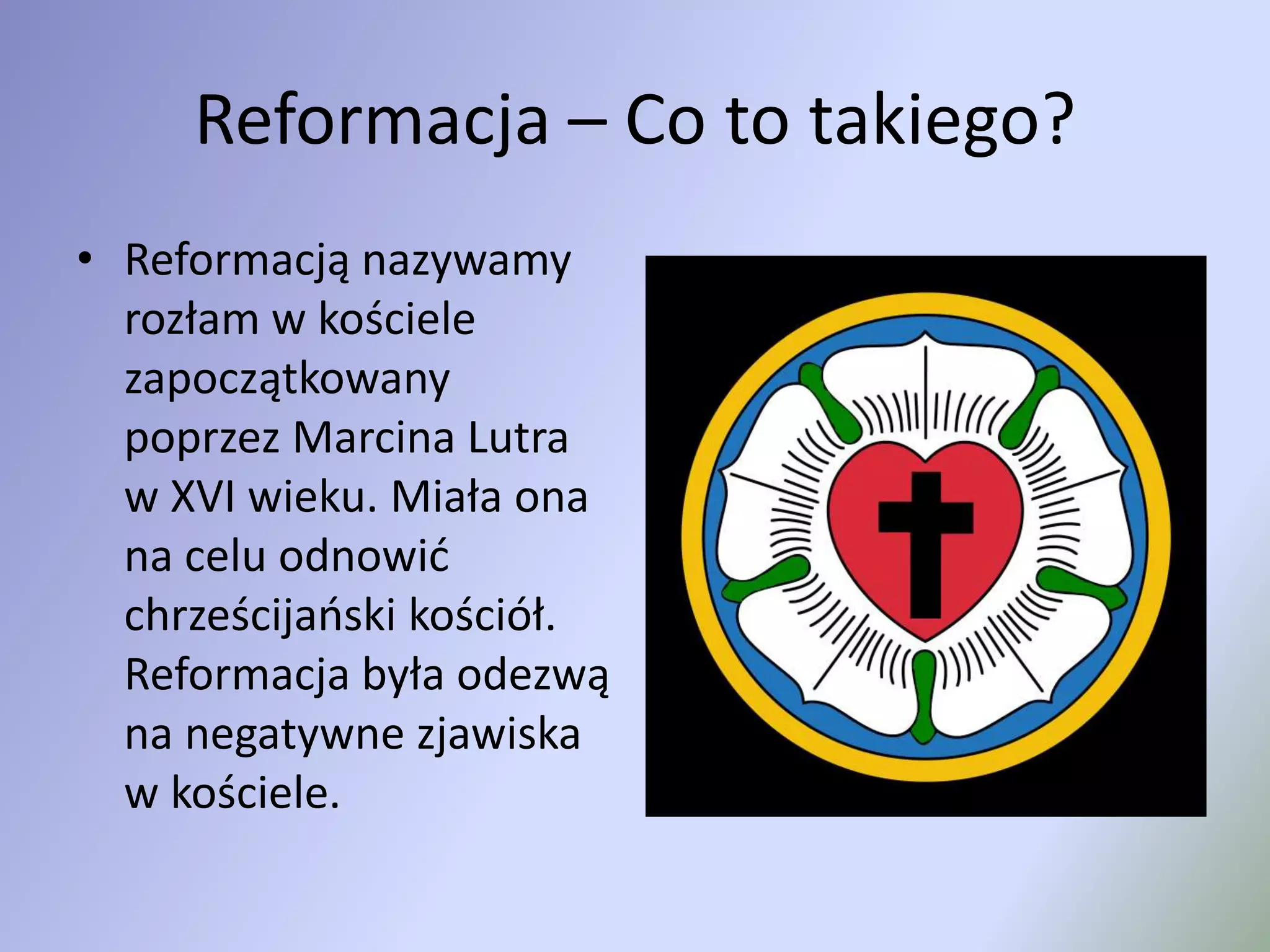 Reformacja | PPTX