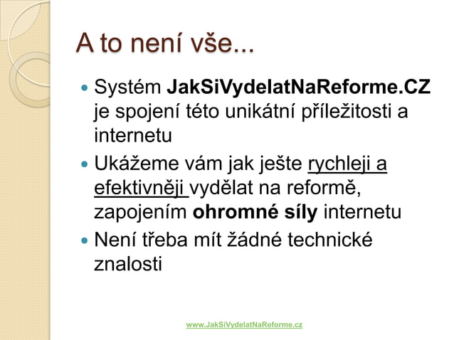 Reforma duchodoveho systemu | PPTX