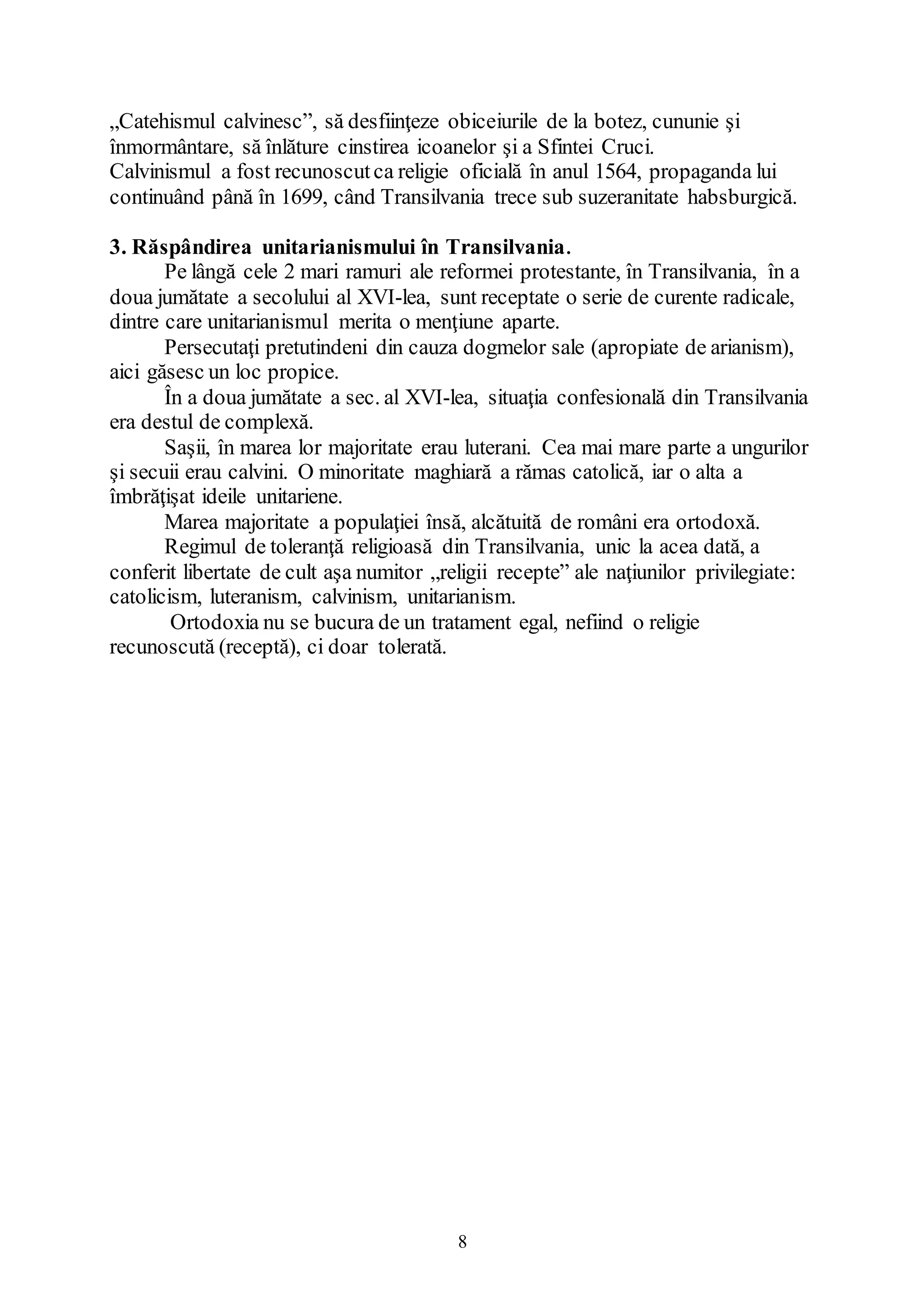 Reforma şi contrareforma | DOCX