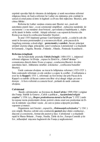 Reforma şi contrareforma | DOCX