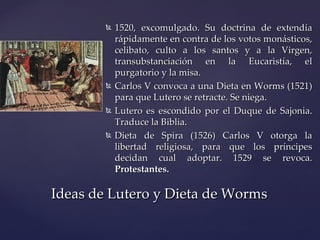 Reforma protestante y contrarreforma católica | PPT