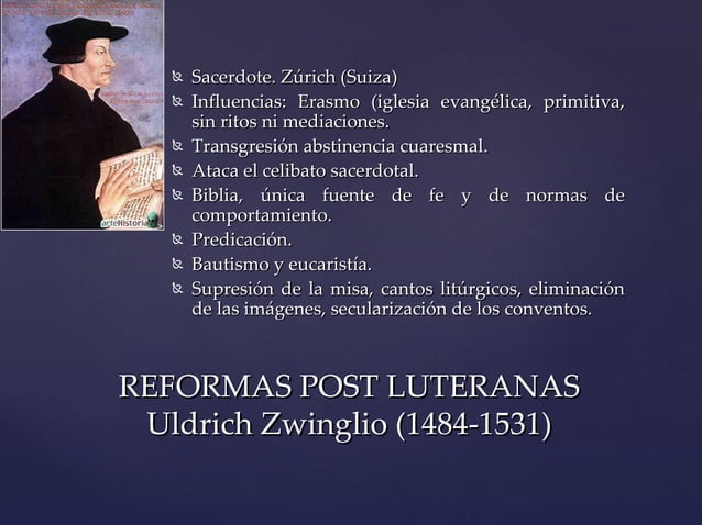 Reforma protestante y contrarreforma católica | PPT