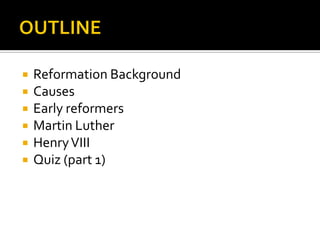 Reformation | PPTX | Christianity | Religion & Spirituality
