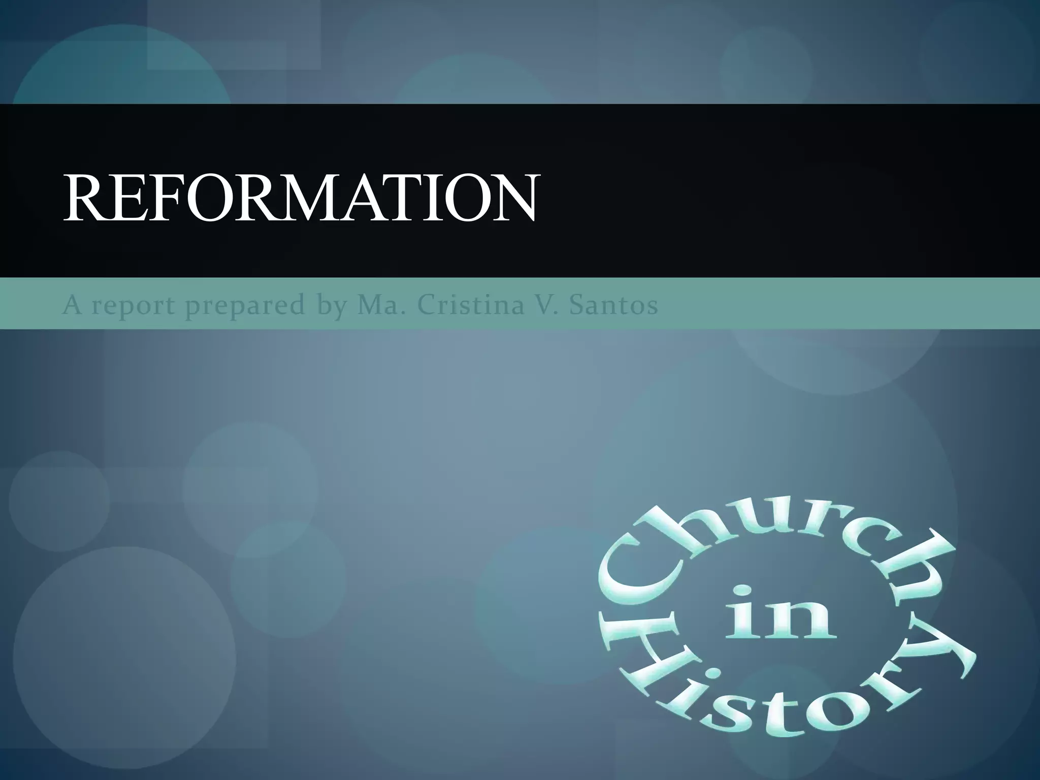 Reformation | PPT