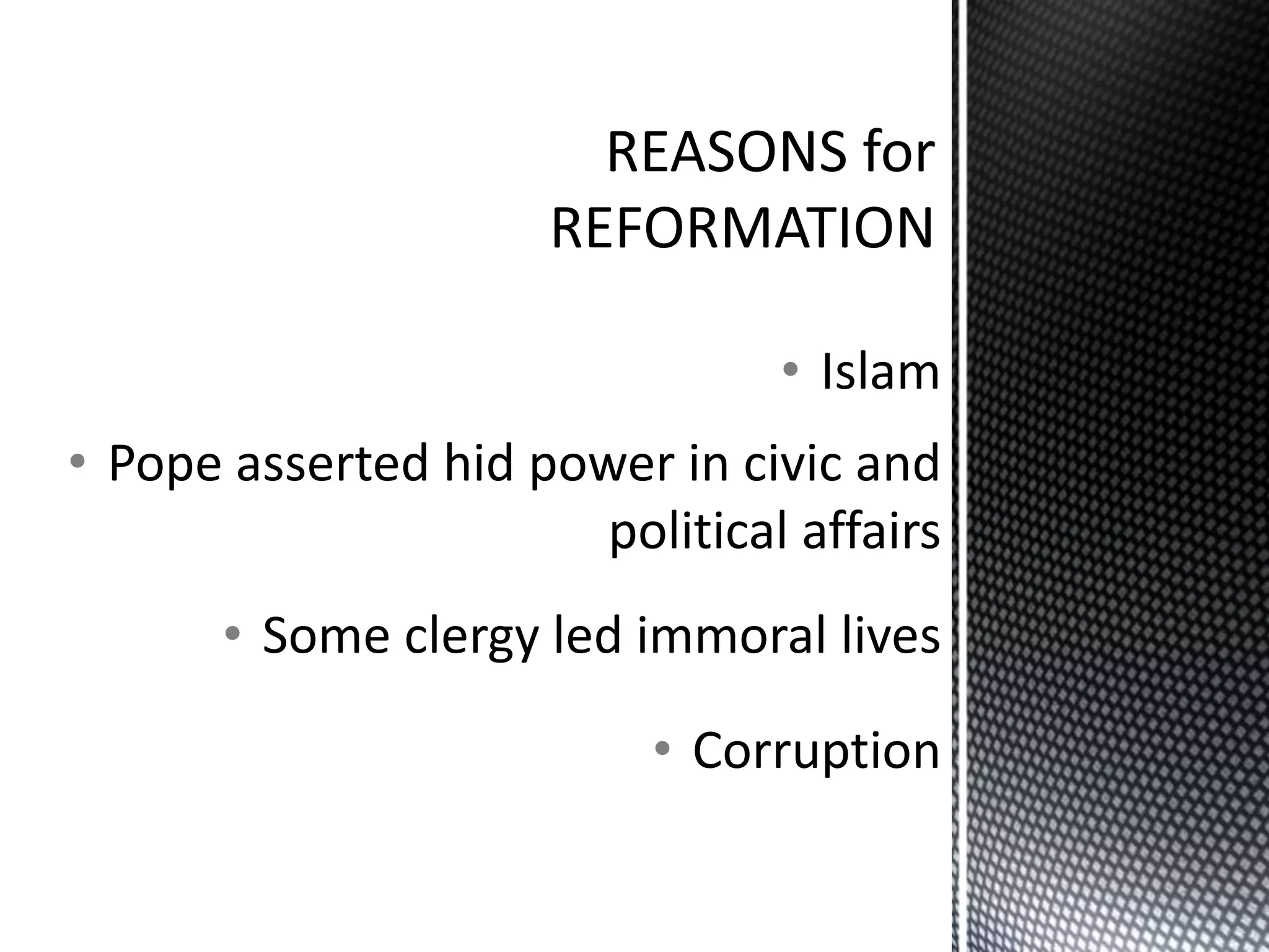 Reformation | PPT