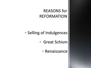 Reformation | PPT
