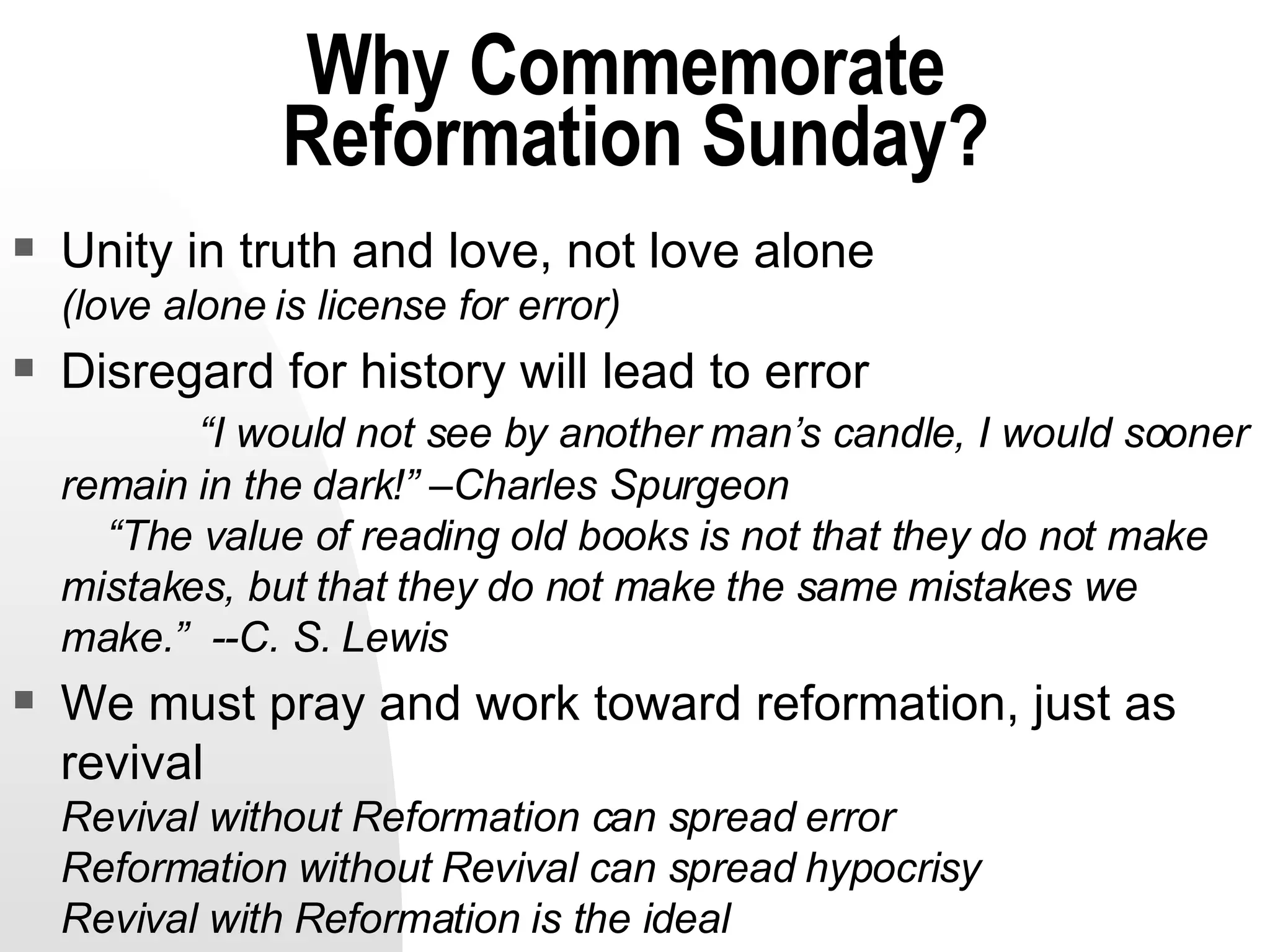 Reformation Sunday | PPT