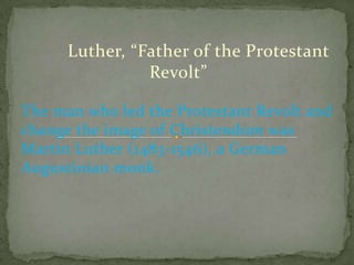 Reformation and Religious Wars Part 1 | PPTX