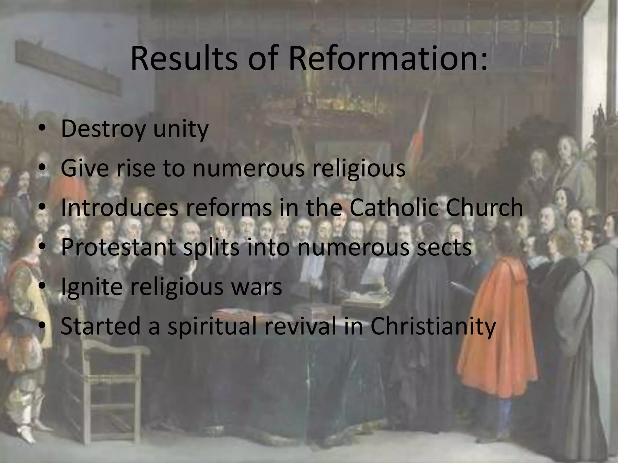 Reformation and Religious Wars Part 3 | PPT