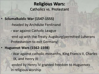 Reformation and Religious Wars Part 3 | PPT