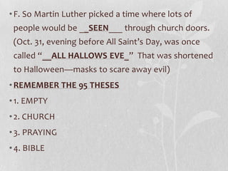 Reformation day powerpoint | PPTX
