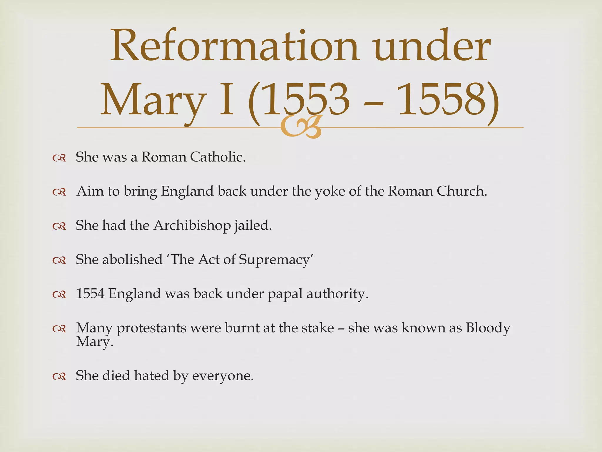 The Reformation in England | PPTX