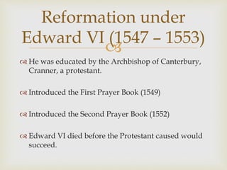 The Reformation in England | PPTX