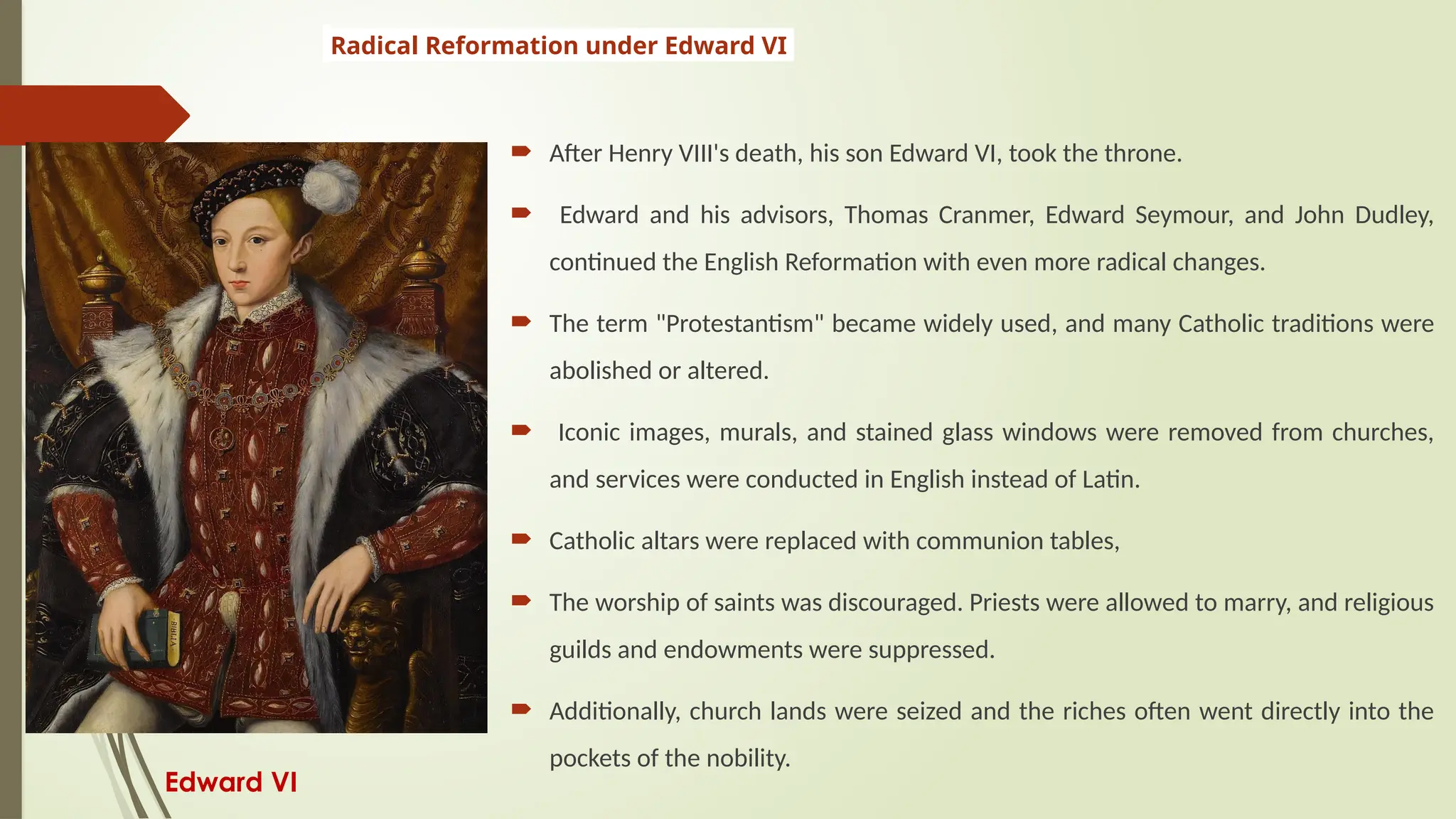 Reformation in England : Causes and Consequences | PPTX