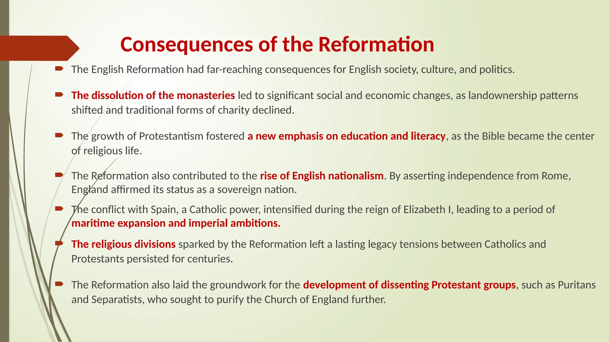Reformation in England : Causes and Consequences | PPTX | Christianity ...