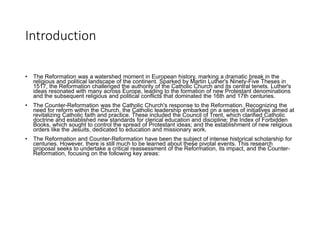 Reformation Its Impact and Counter Reformation Slides.pptx