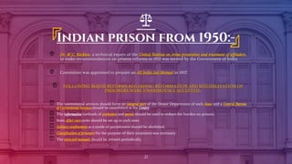 REFORMATION OF PRISONERS UNDER CRIMINAL JUSTICE DELIVERY SYSTEM.pptx