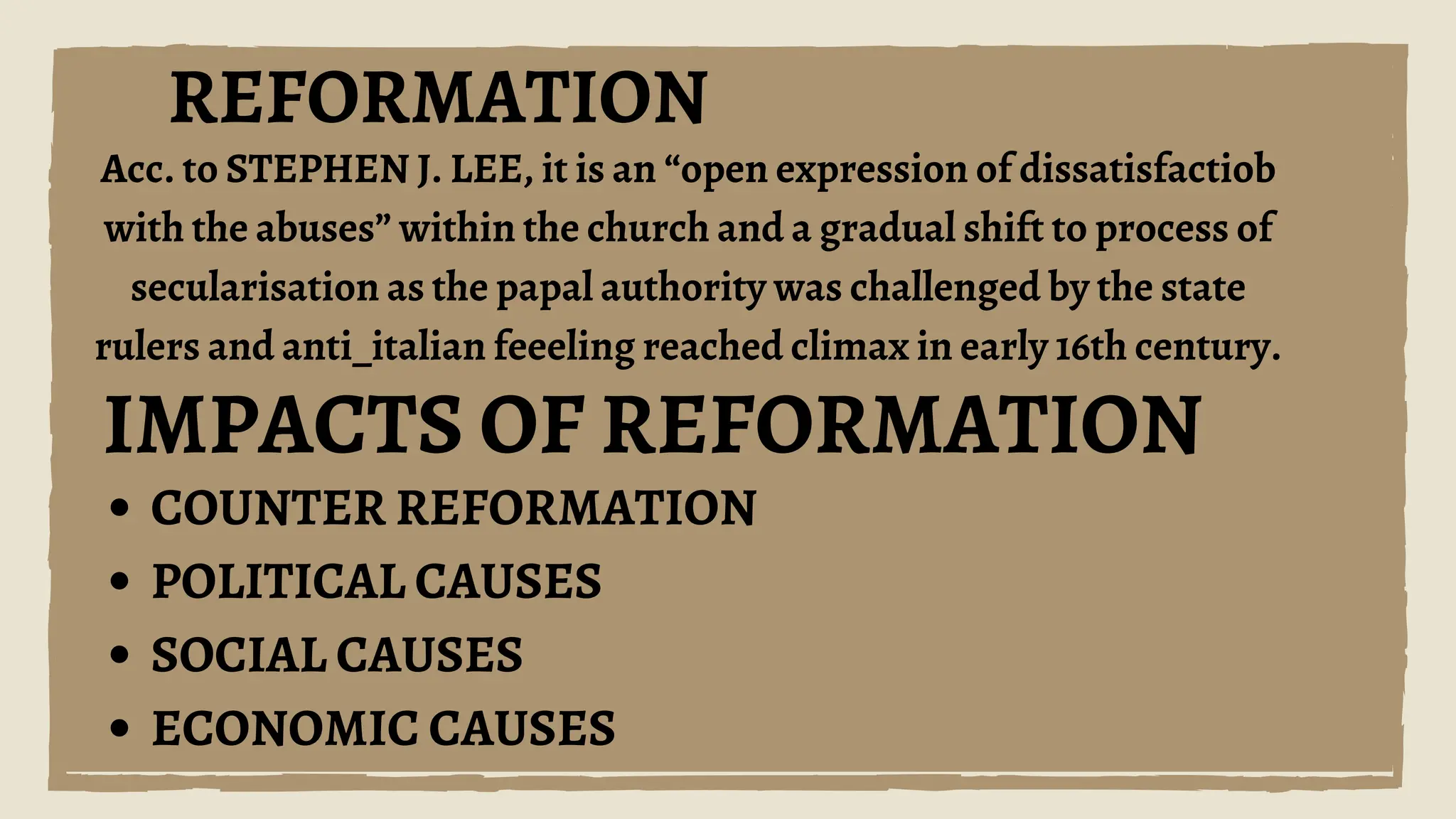 REFORMATION - that has happened in europe | PDF