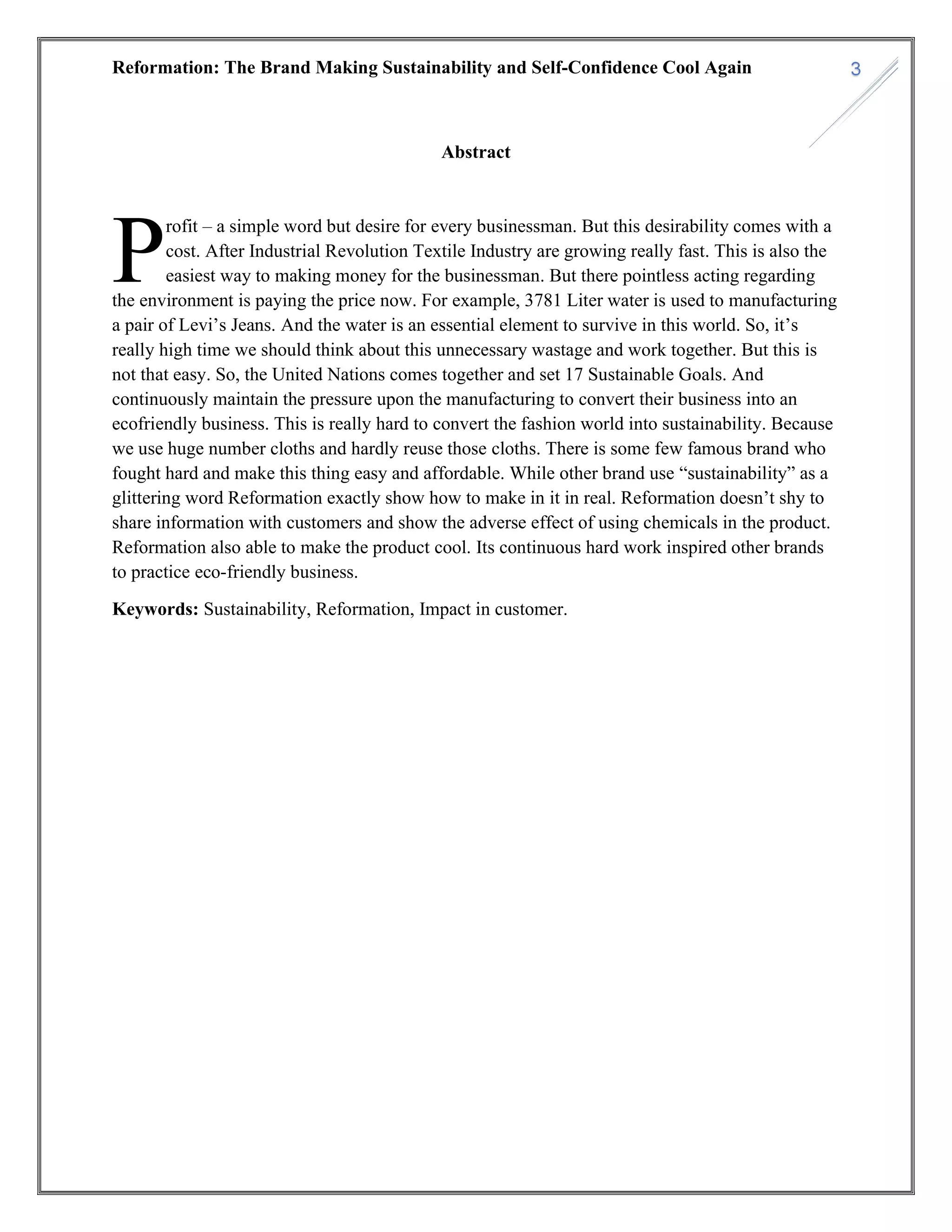 Reformation the brand making sustainability and self confidence cool ...