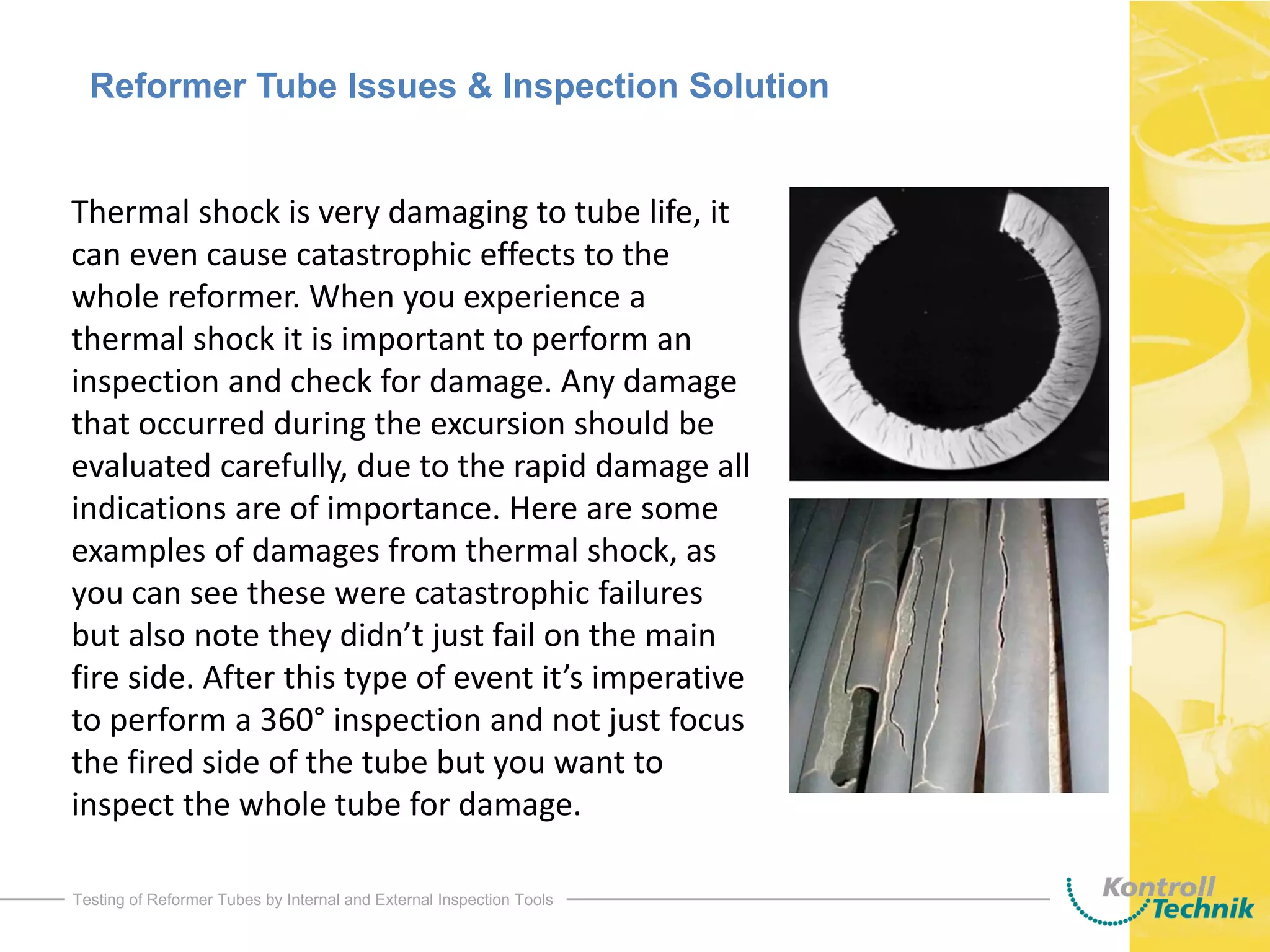Reformer Tube Inspection & Issues Affecting Tube Life | PDF