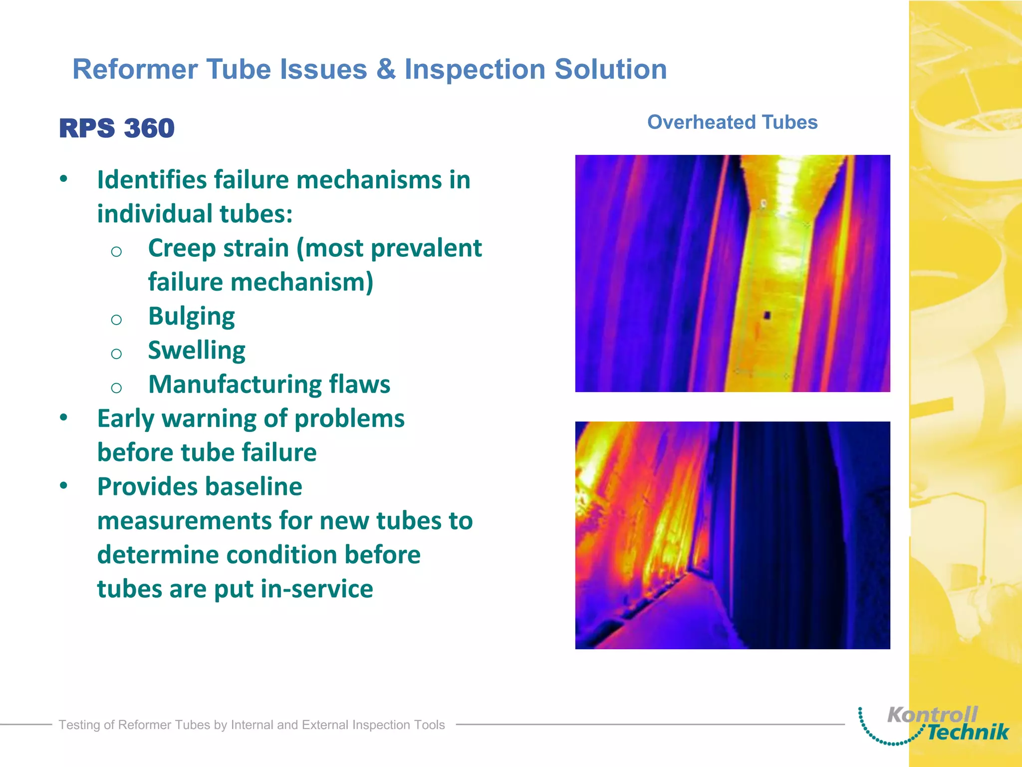 Reformer Tube Inspection & Issues Affecting Tube Life | PDF