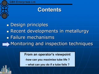 Reformer Tube Metallurgy: Design Considerations; Failure Mechanisms ...