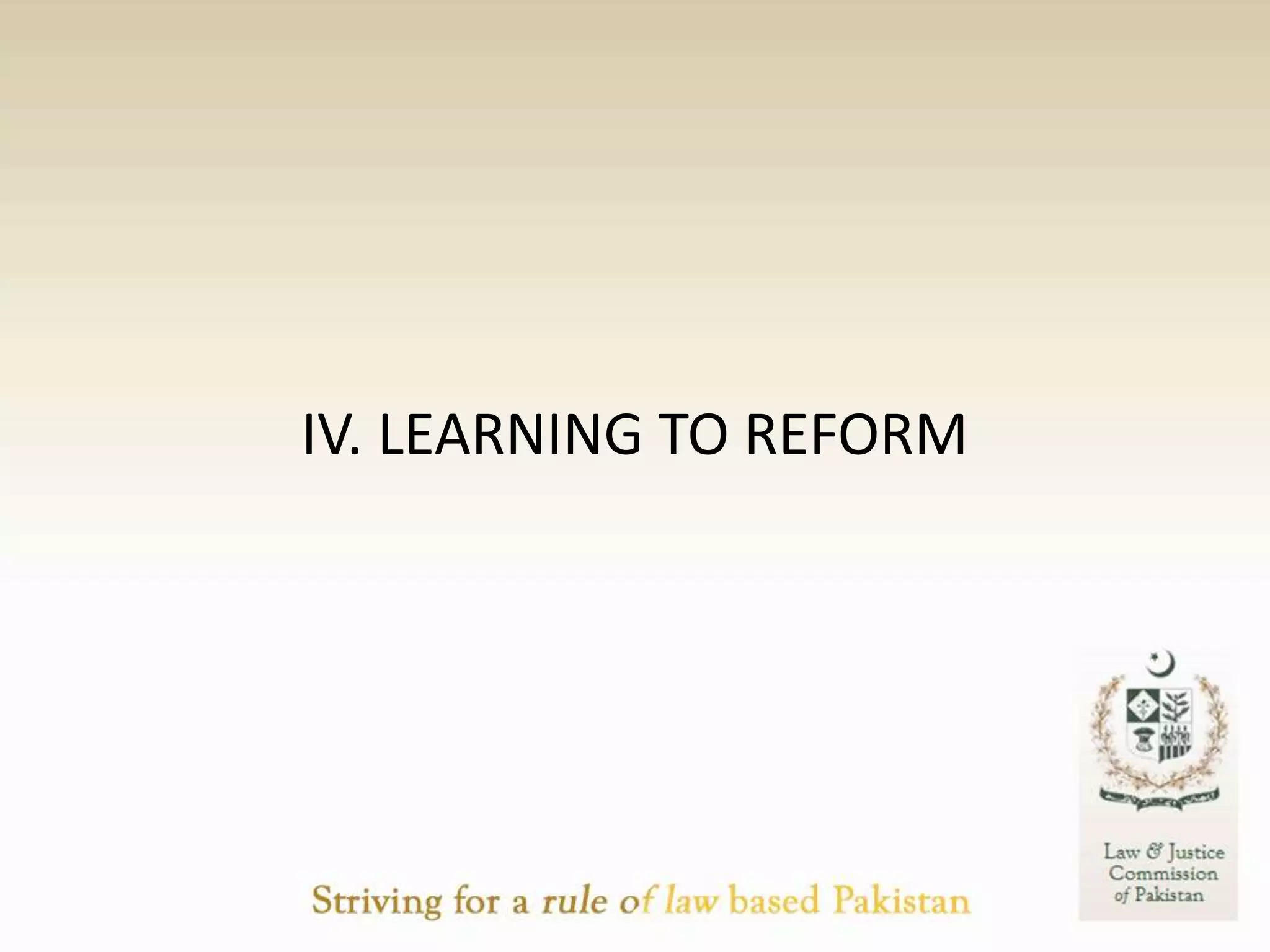 Rule of Law Reforms, Design & Implementation | PPT