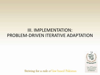 Rule of Law Reforms, Design & Implementation | PPT