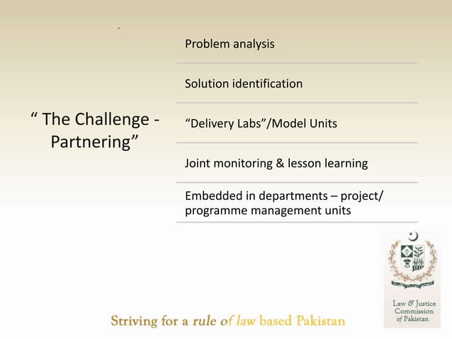 Rule of Law Reforms, Design & Implementation | PPT