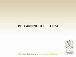 Rule of Law Reforms, Design & Implementation | PPT