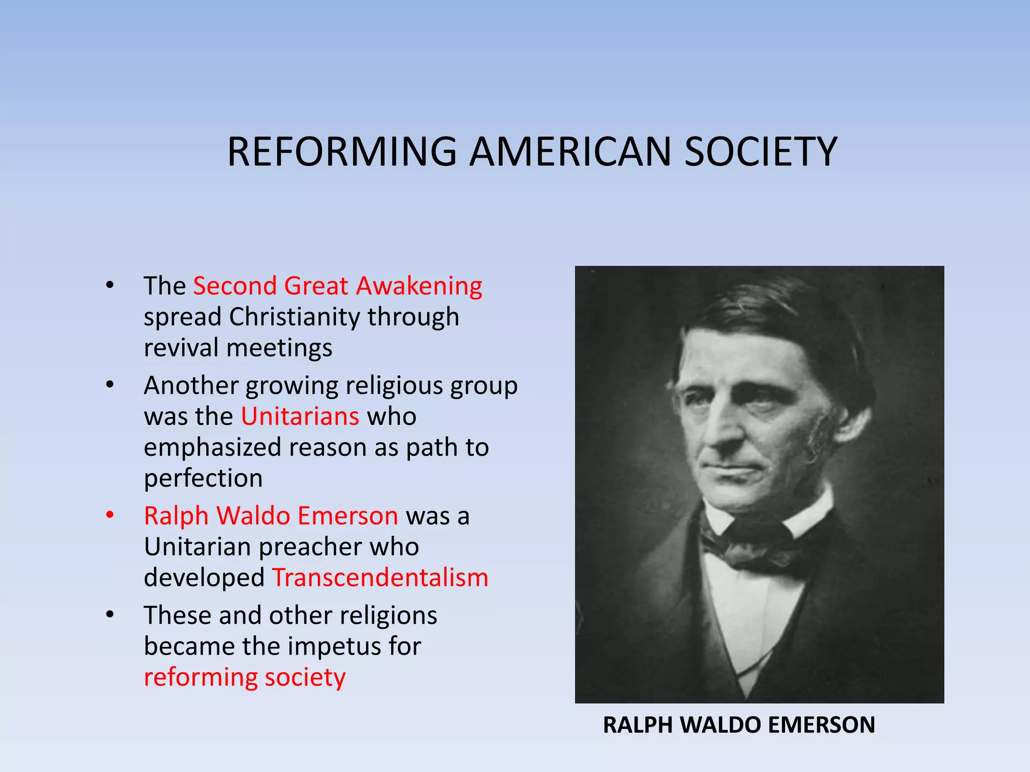 Reforming american society | PPTX