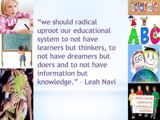 Reforming education | PPTX | Education