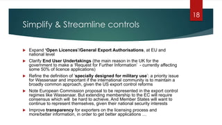 Reforming EU export controls | PPTX
