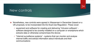 Reforming EU export controls | PPTX