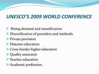 Reforming higher education system in the light of e learning a contemporary study | PPTX