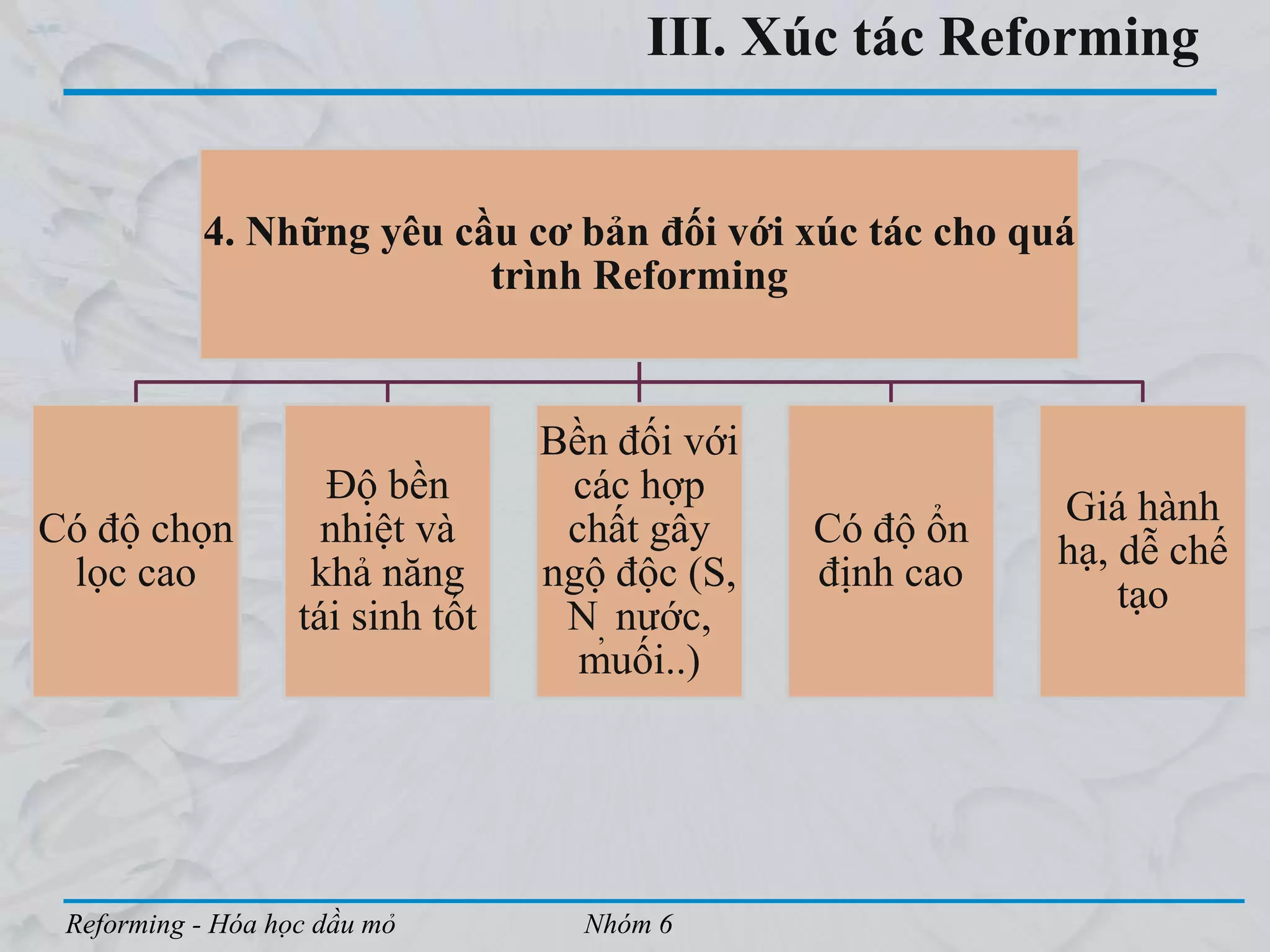 hóa học dầu mỏ reforming | PPTX