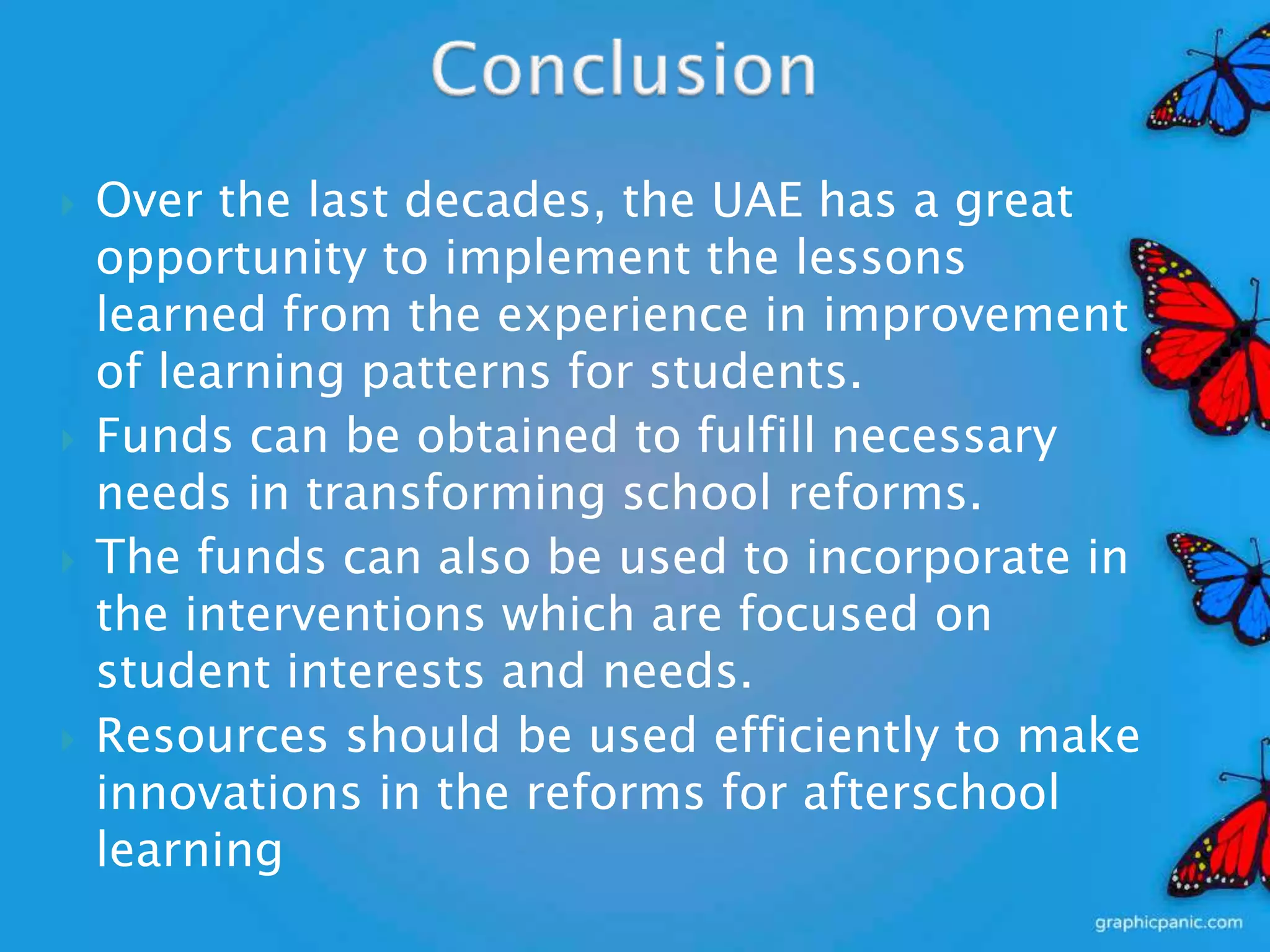 Reform initiatives for school | PPTX | Education industry | Industries