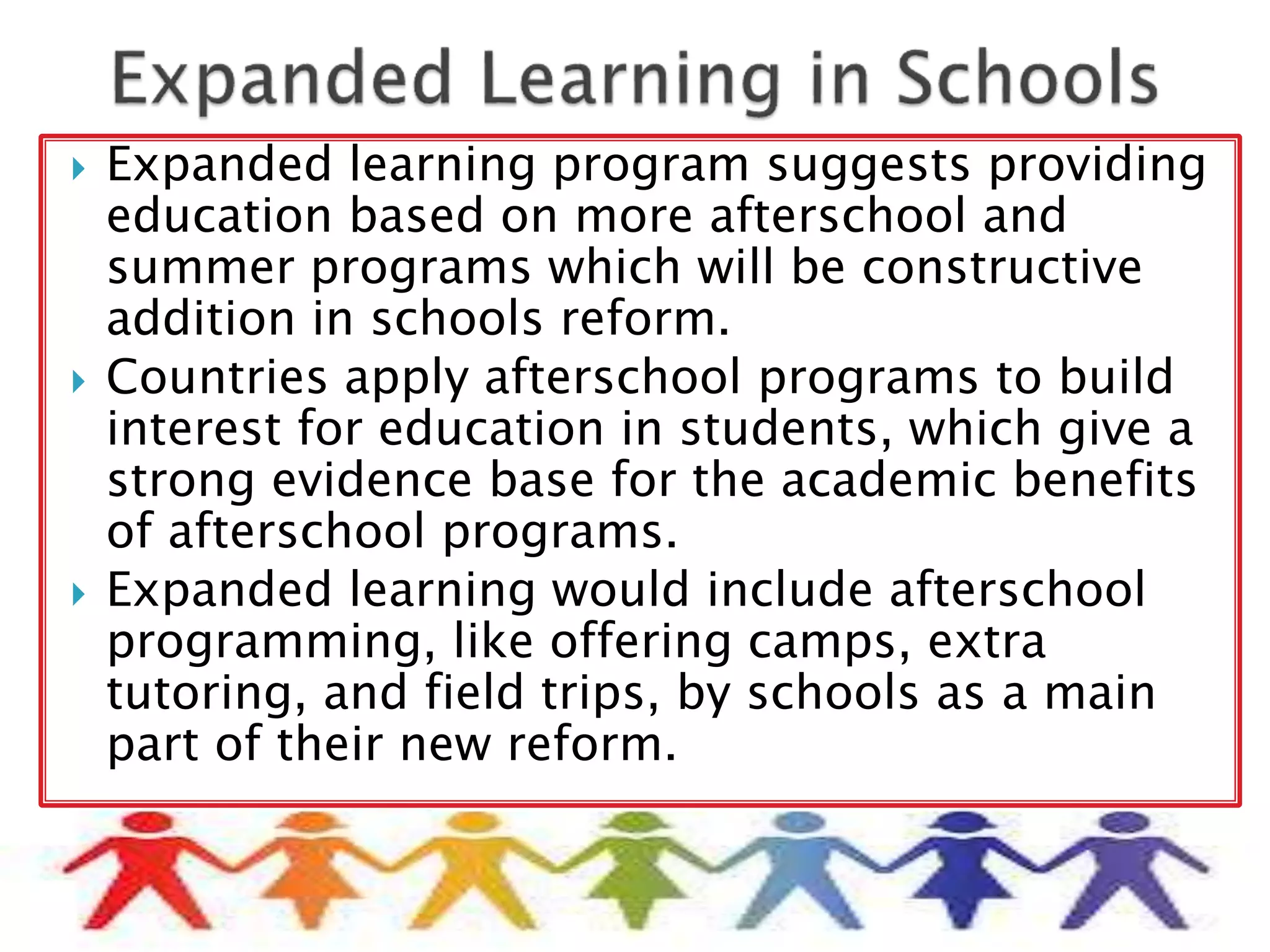 Reform initiatives for school | PPTX | Education industry | Industries