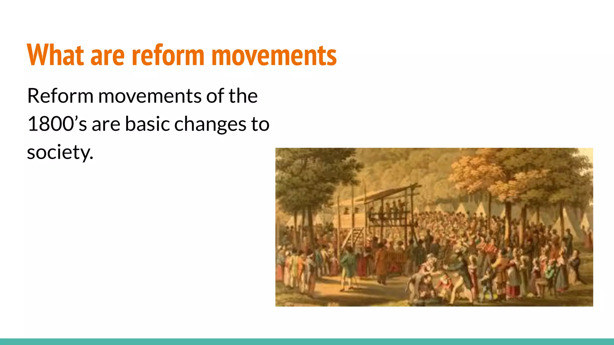 Reform Movements | PDF