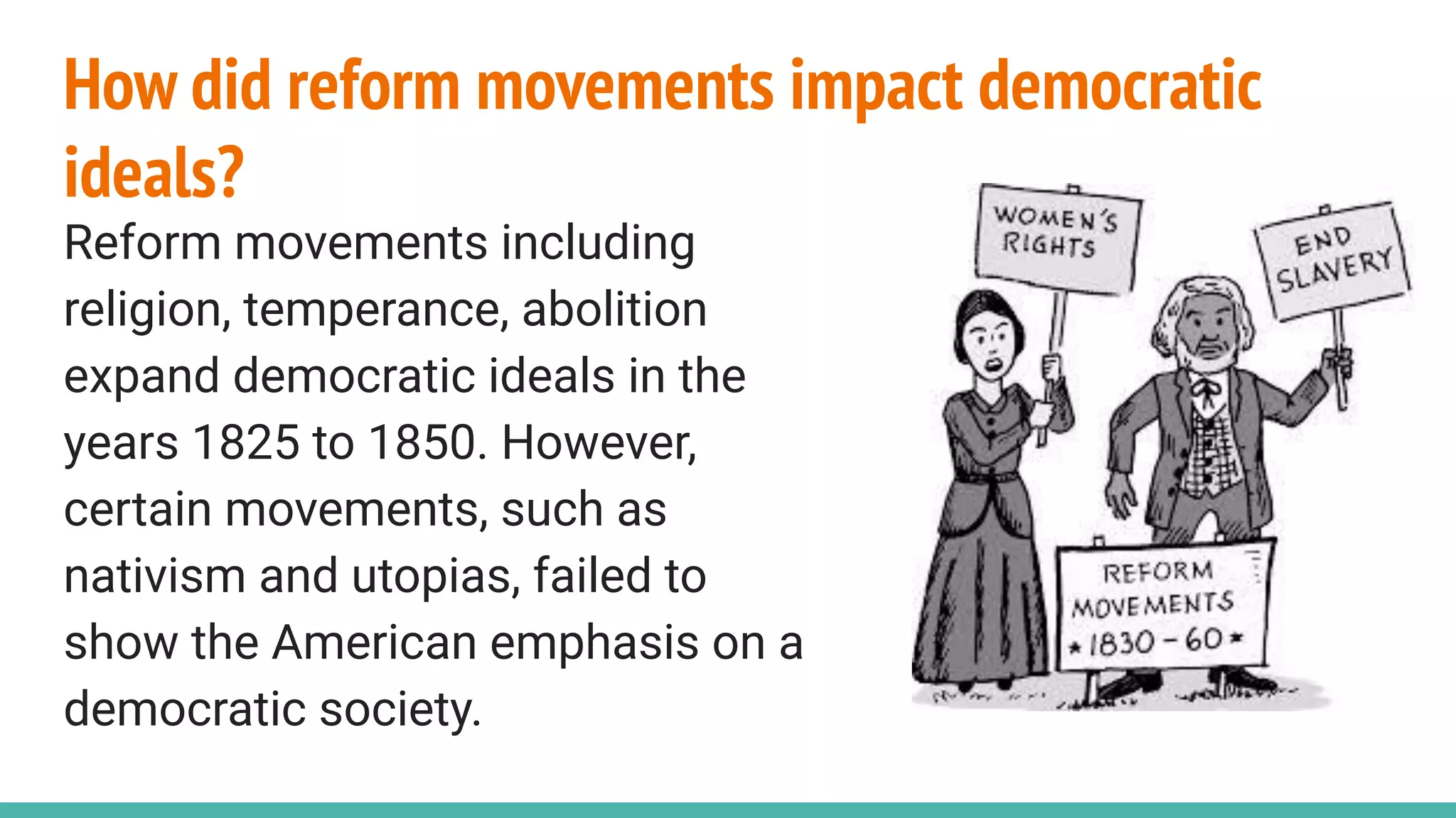 Reform Movements | PDF