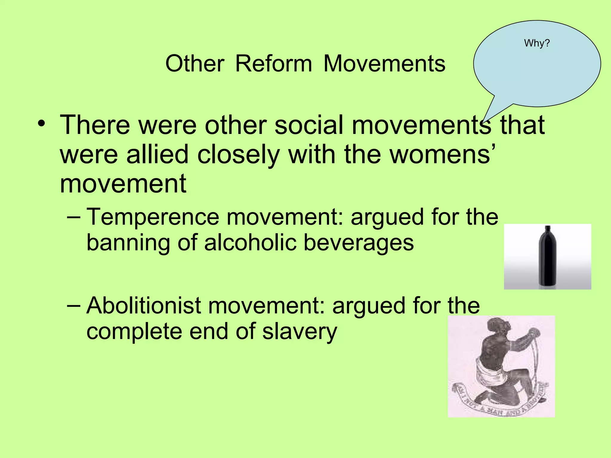 Reform Movements Of The 1800s | PPT