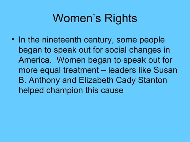 Reform Movements Of The 1800s | PPT