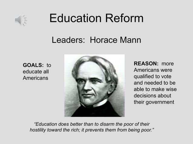 Reform movements of the 1800 s | PPT