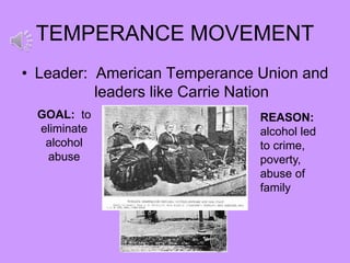 Temperance Movement 1800s