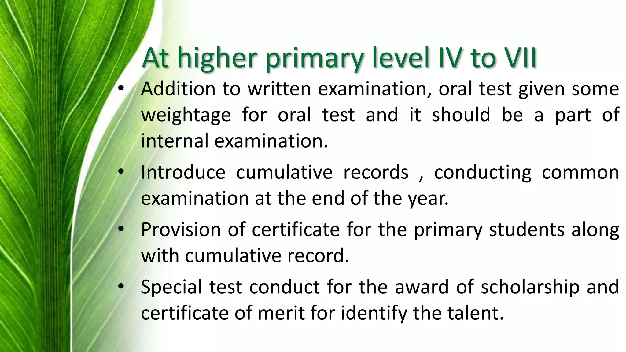 Examination Reform Reports | PPTX