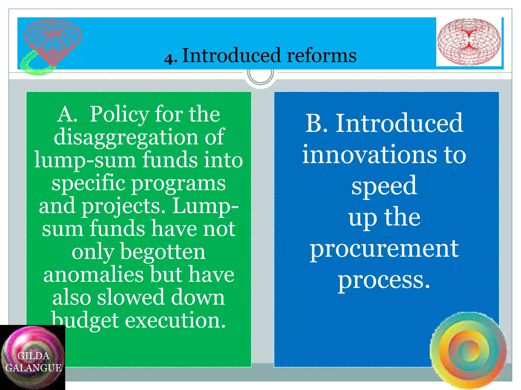 Reforms and Innovations in Government Budgeting | PPTX