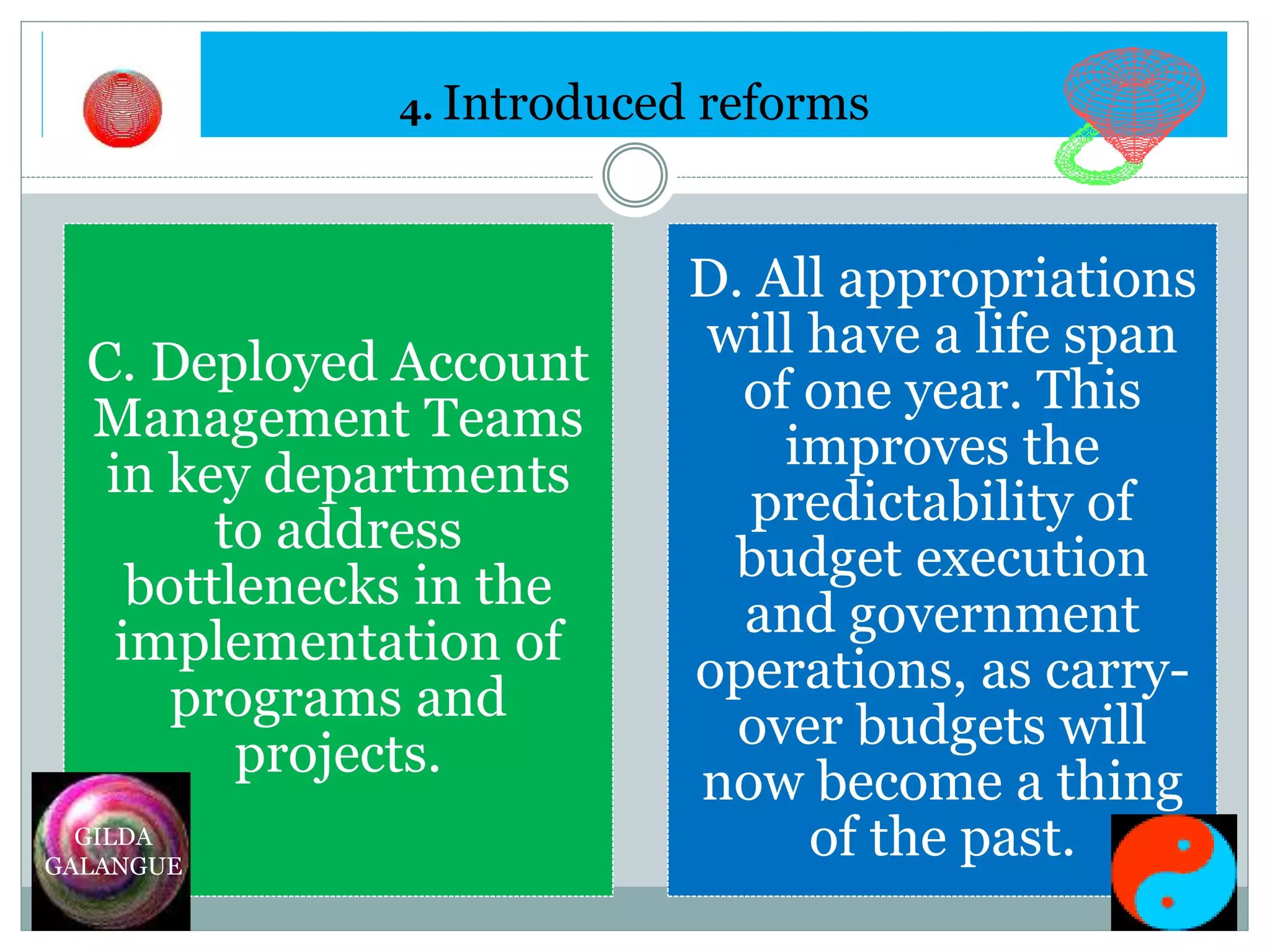 Reforms and Innovations in Government Budgeting | PPTX