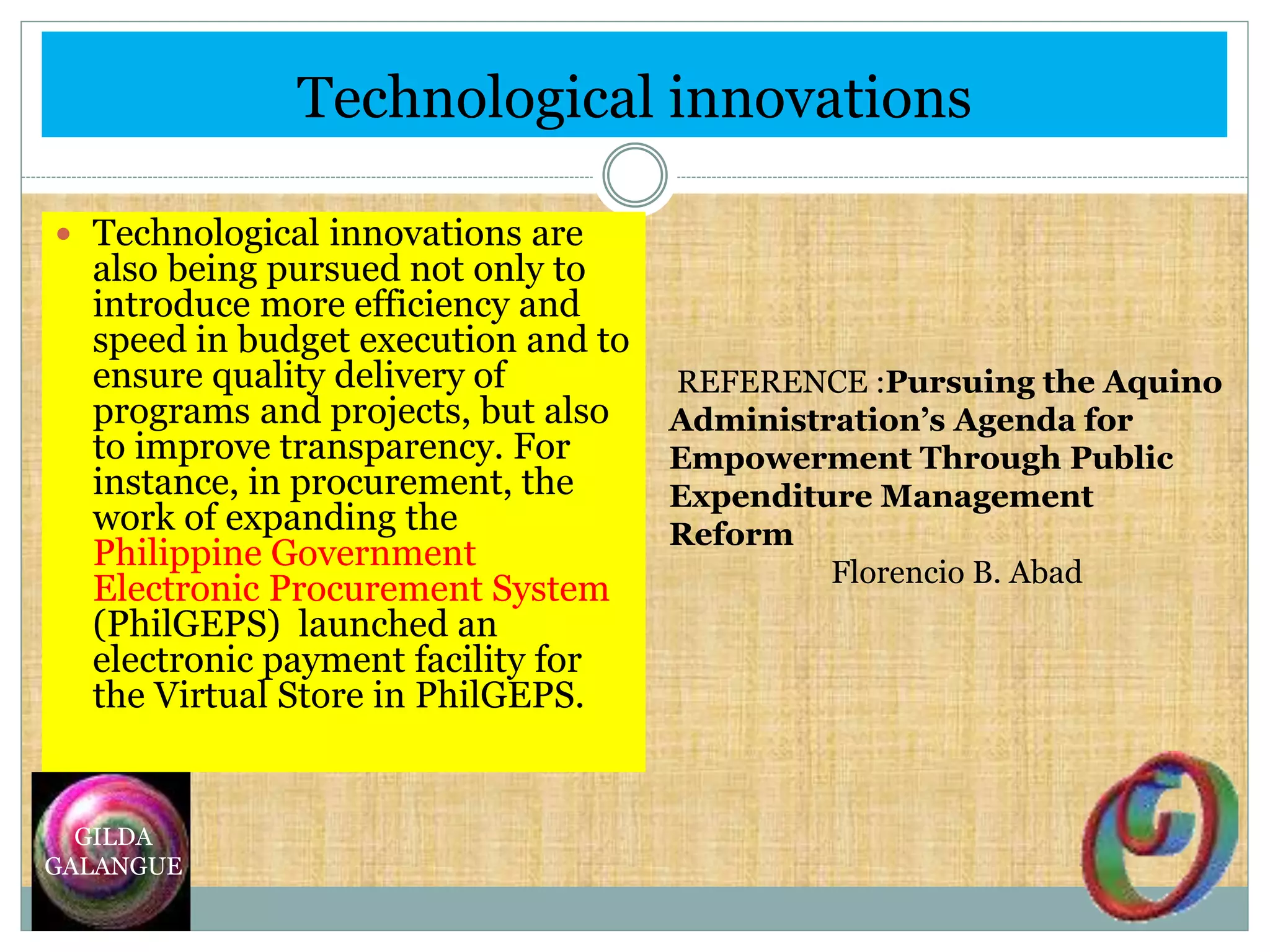 Reforms and Innovations in Government Budgeting | PPTX