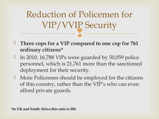 Reforms in indian police system | PPT