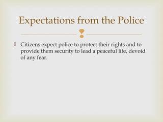 Reforms in indian police system | PPT